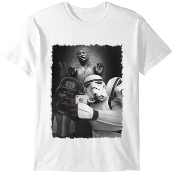 Renee F | Shirts | Star Wars Stormtrooper Darth Vader Selfie Han Solo ...
